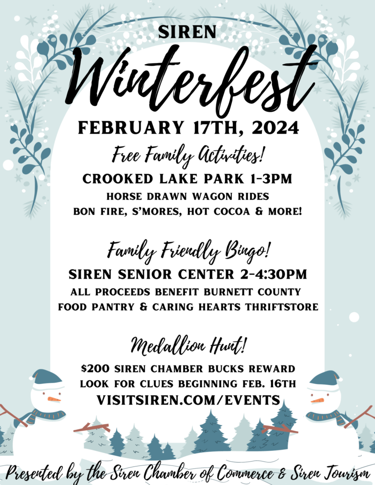 Siren Winterfest - Burnett County, Wisconsin